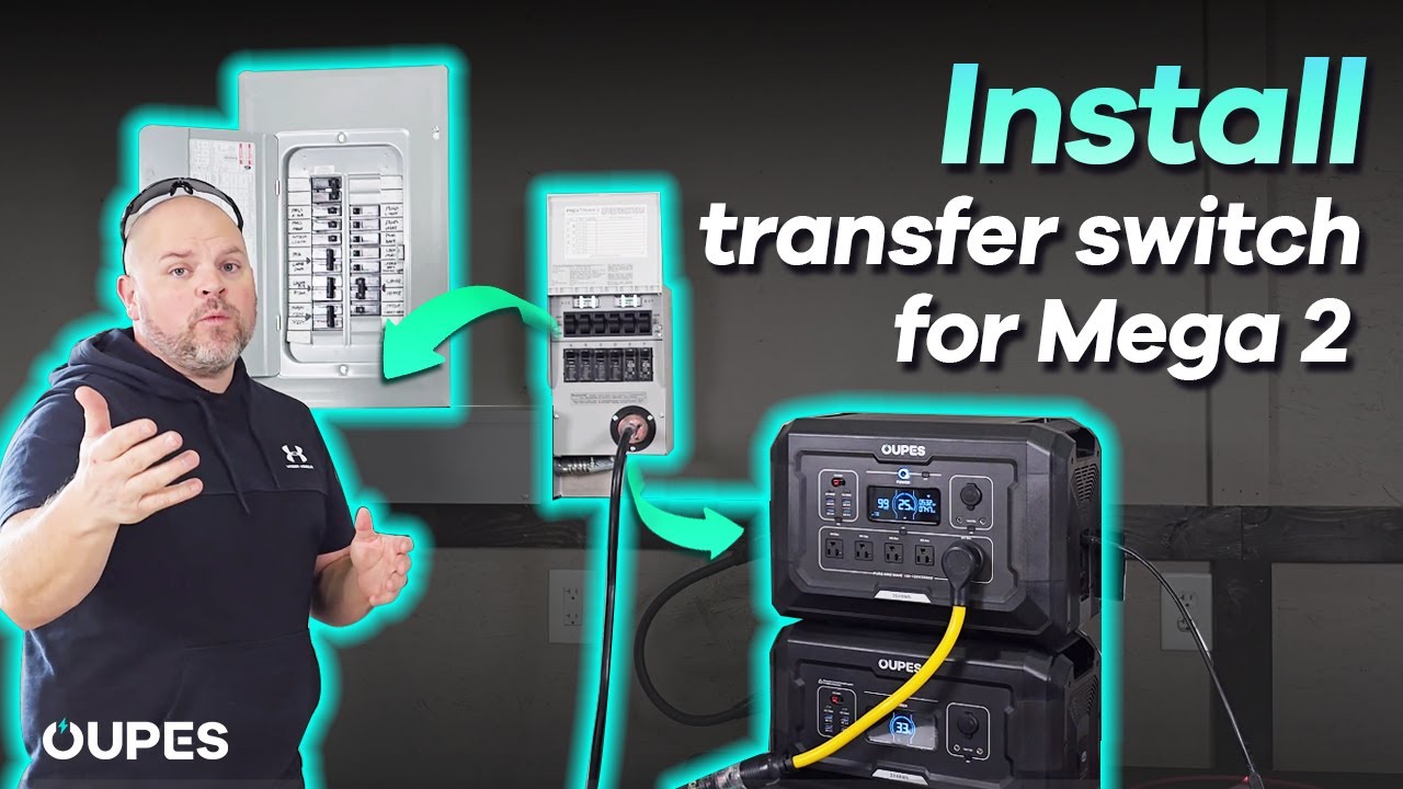 How to install a 30A Transfer Switch for OUPES MEGA 2 | OUPES Home ...