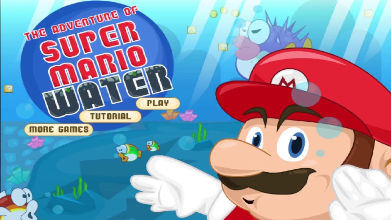 The Adventure of Super Mario: Water (Flash Game) - Full Longplay - YouTube