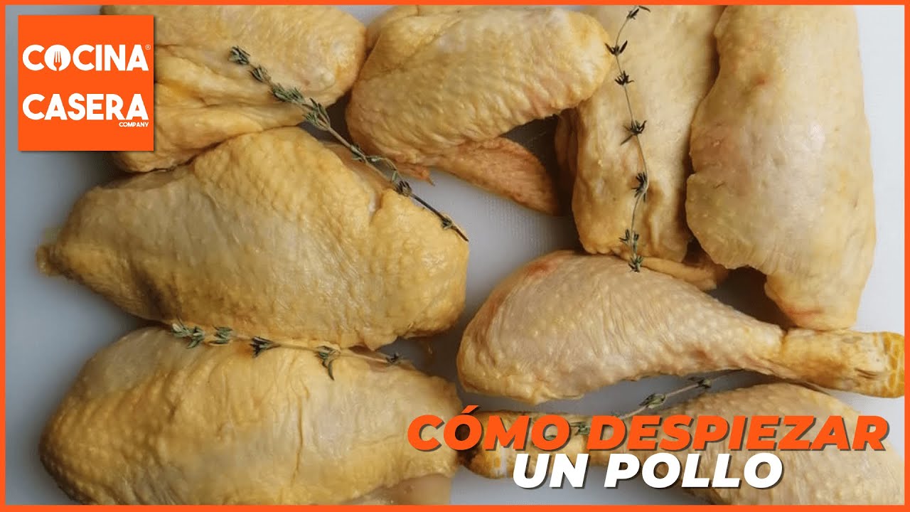 CÓMO DESPIEZAR UN POLLO 🍗 TROCEAR UN POLLO ENTERO - YouTube