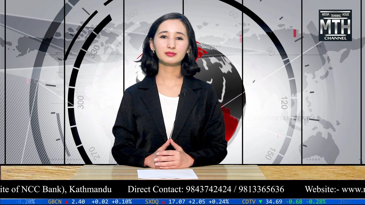 Nepali News Anchoring Training Session || Aayusha Aryal || Media ...