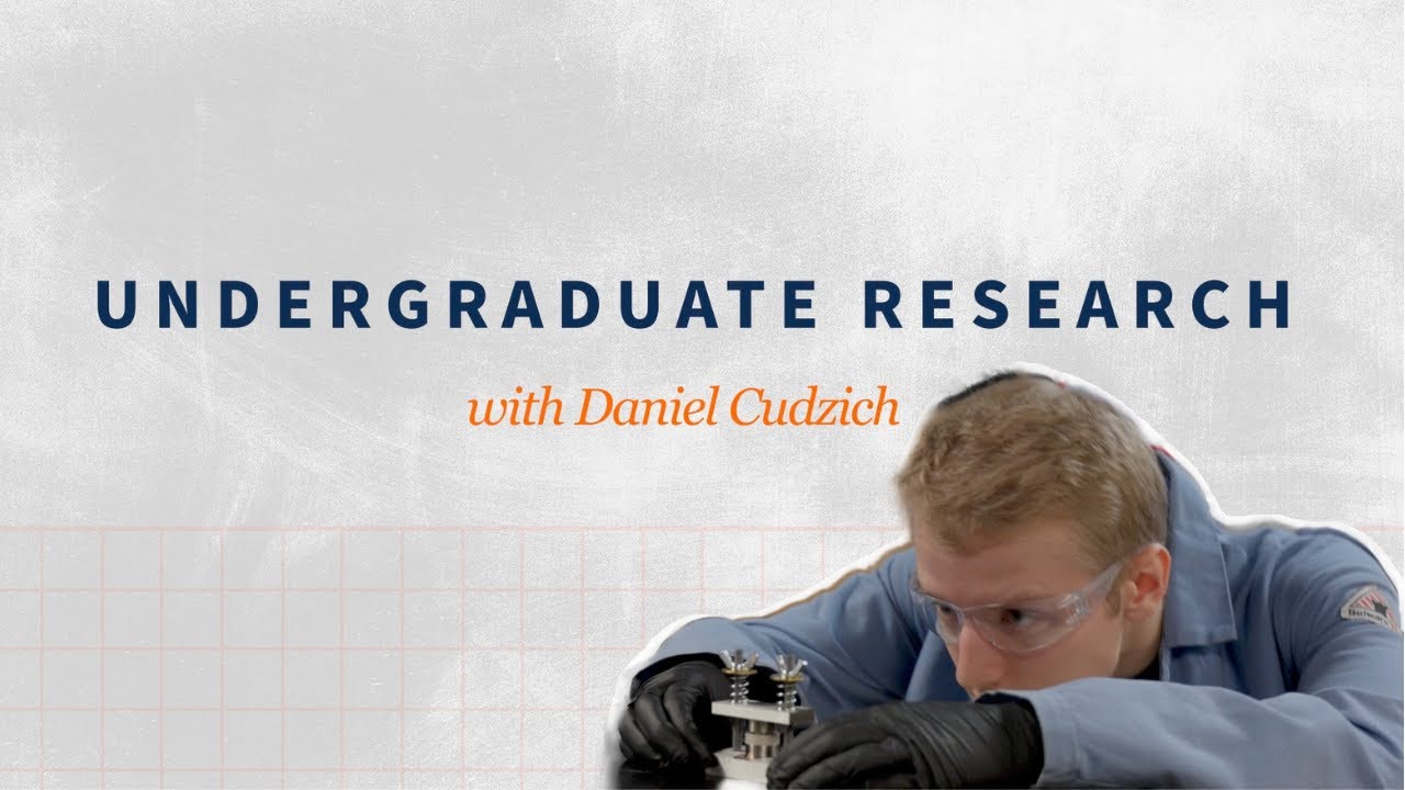 Undergraduate Research with Daniel Cudzich - YouTube