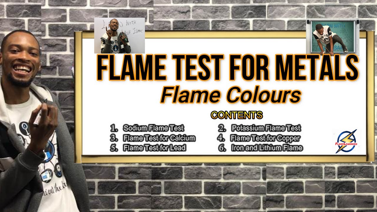 Flame Tests For Metals | Flame Colours - YouTube