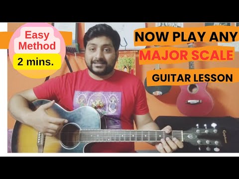 Learn & Play Any Major Scale on Guitar | Major Scale Formation with ...