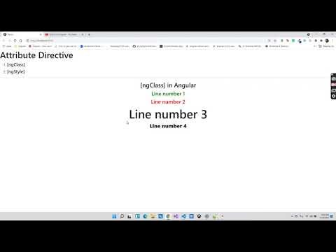 ngClass in Angular 12 | class Binding in Angular | Attribute binding in Angular | Angular ...