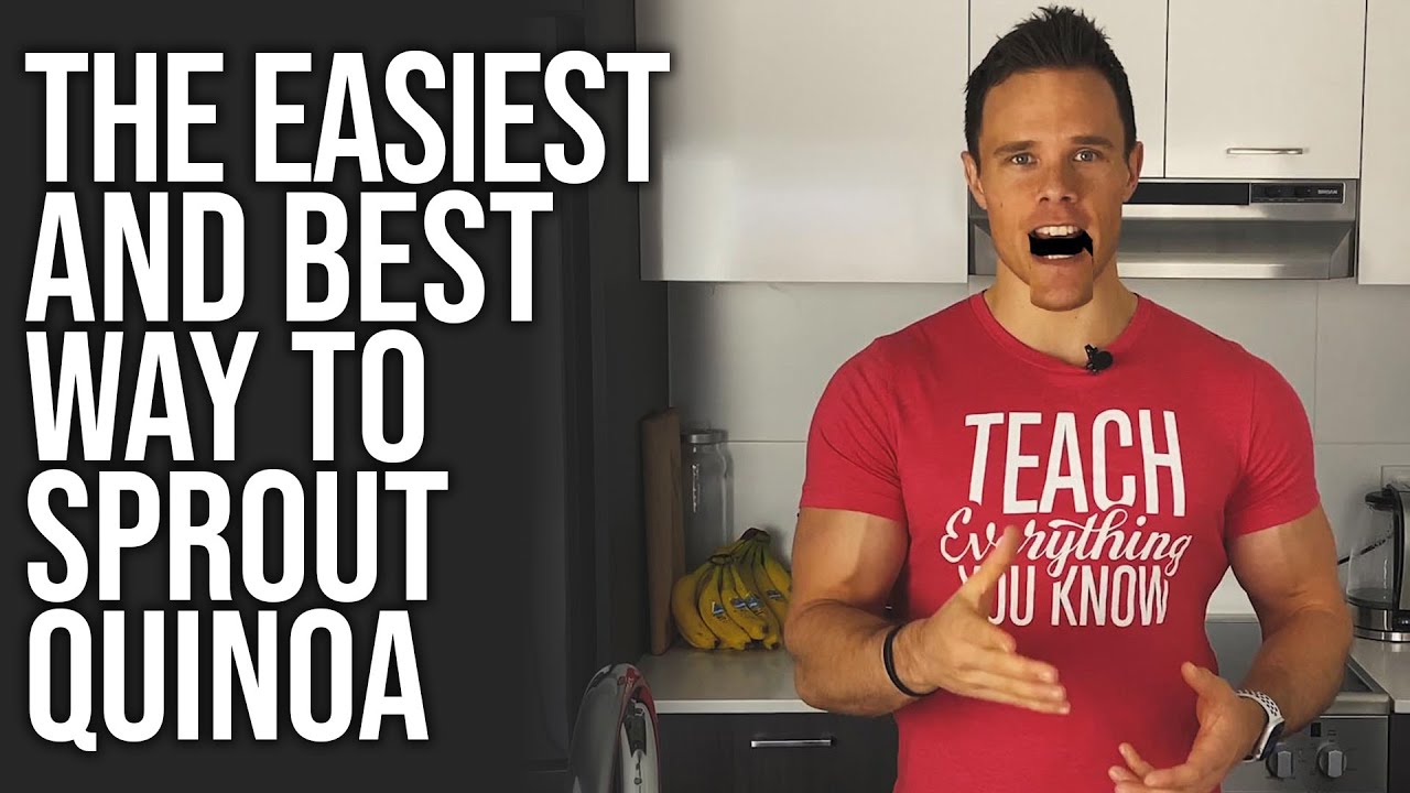 The easiest and best way to sprout quinoa - YouTube