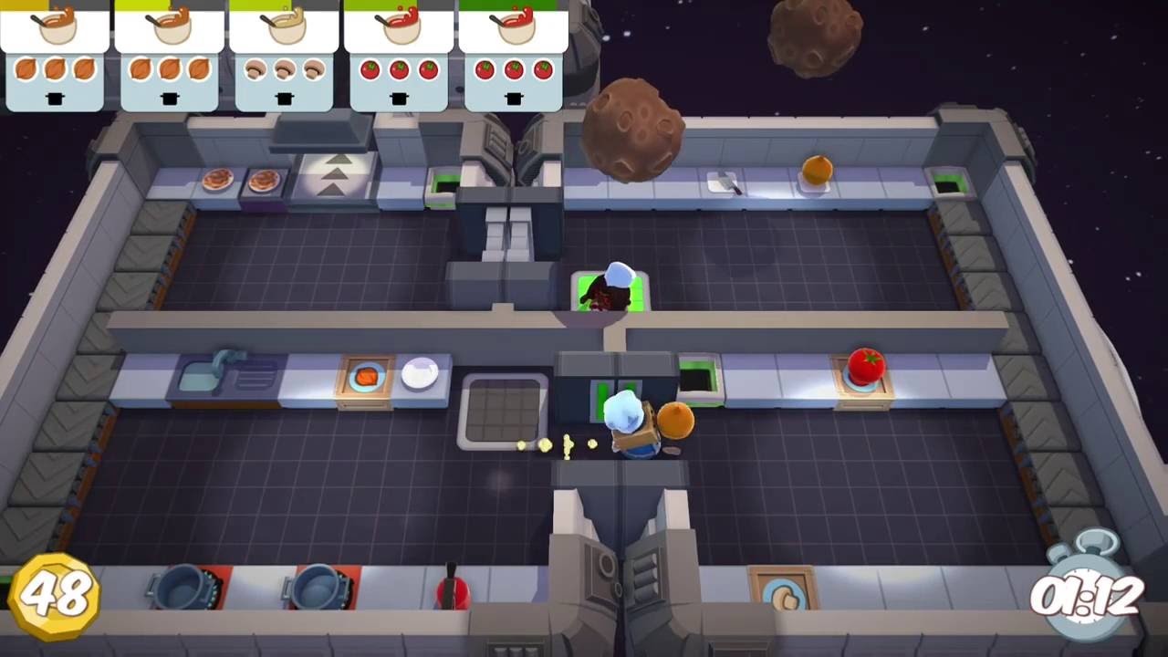 Overcooked Level 5-6 2 Player Co-op 3 Stars - YouTube
