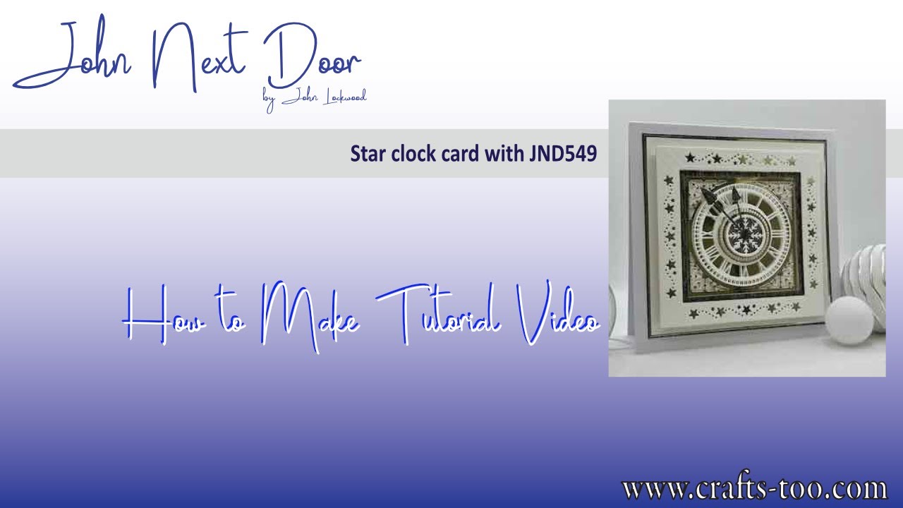 Star Clock card with JND549 - YouTube