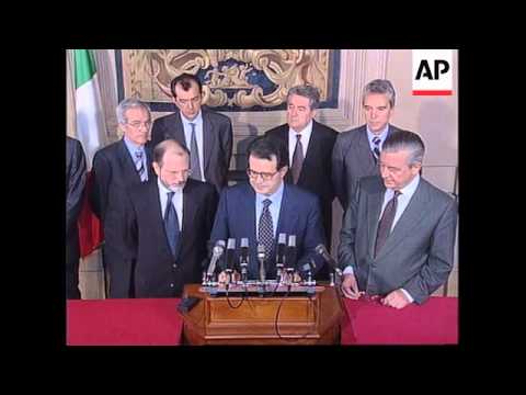 Italy - Prodi Reveals Cabinet Names - YouTube