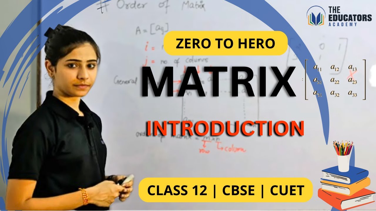 Matrix Chapter 3 | Class 12 JEE, CBSE Board Prep #JEE #cbse - YouTube