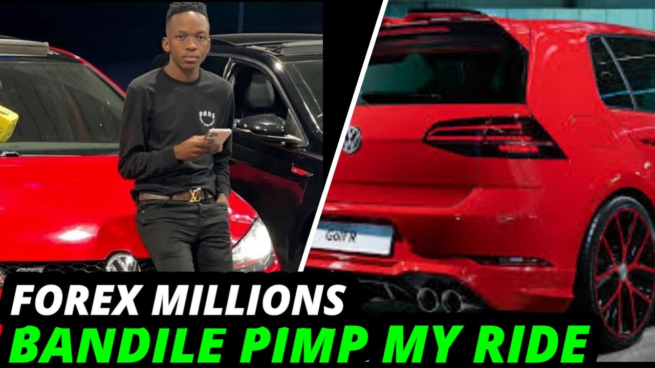 FOREX TRADER, BANDILE PIMP HIS NEW CAR VW GOLF 7R - YouTube