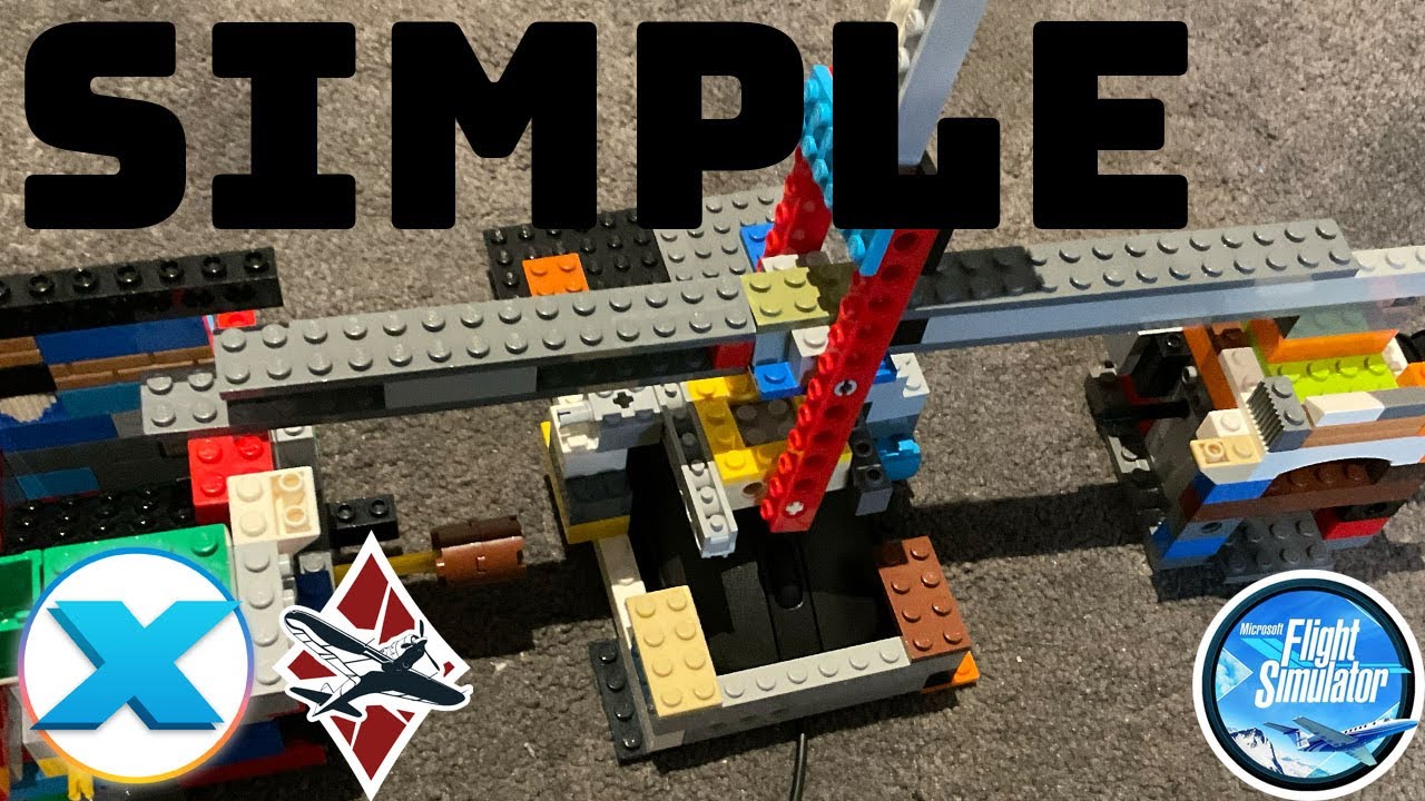 Simple Lego Flight Stick Tutorial | How To Make A Lego Flight Stick ...