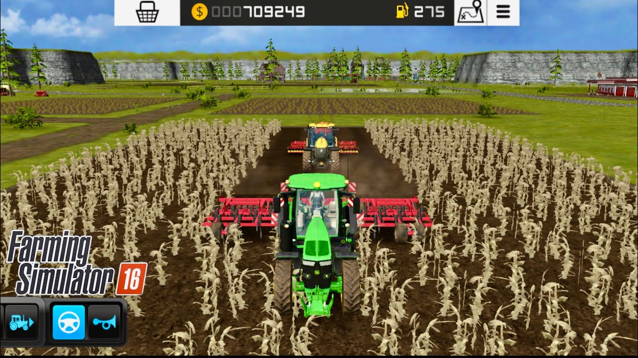 Fs16 Tarla sürüp buğday ekimi / Farming simulator 16 - YouTube