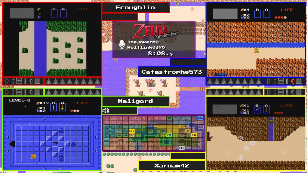 Zelda 1 Randomizer Battle Royale! Last Chance Qualifier Race! - YouTube