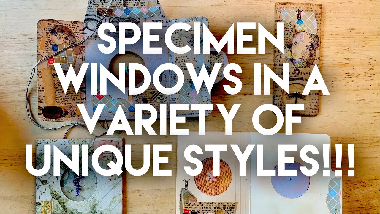 Showing Off My Favorite Things To Make: Specimen Windows/Cards... but ...