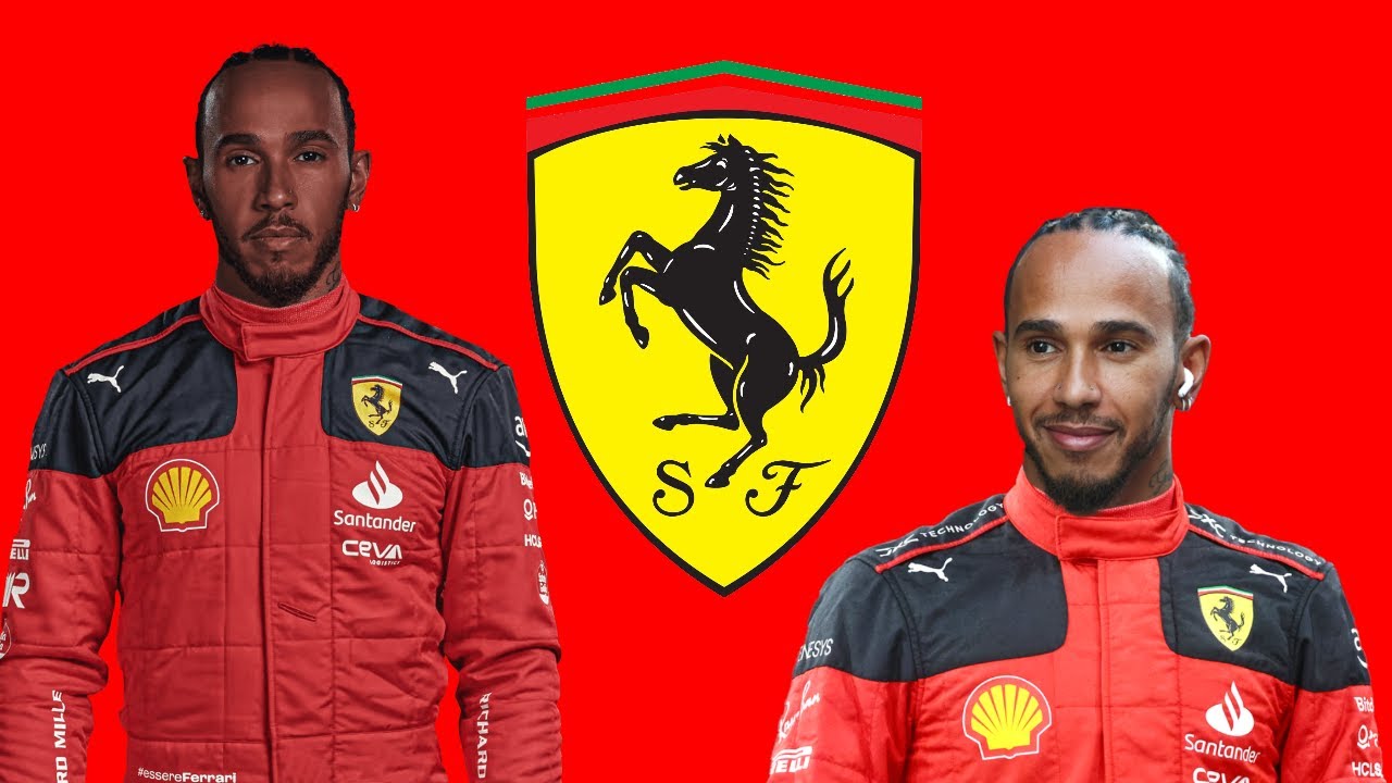 LEWIS HAMILTON FIRST DRIVE FOR FERRARI REVEALED - YouTube