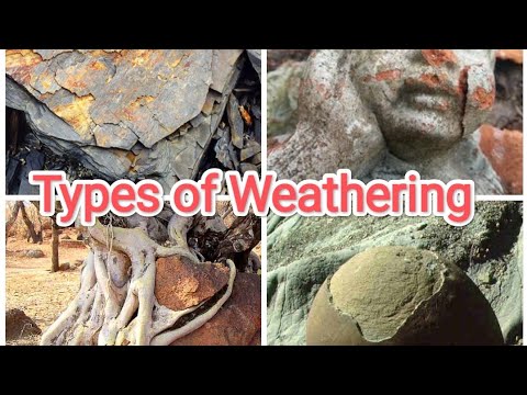 Types of Weathering Geography Net SET preparation ecology environmental ...