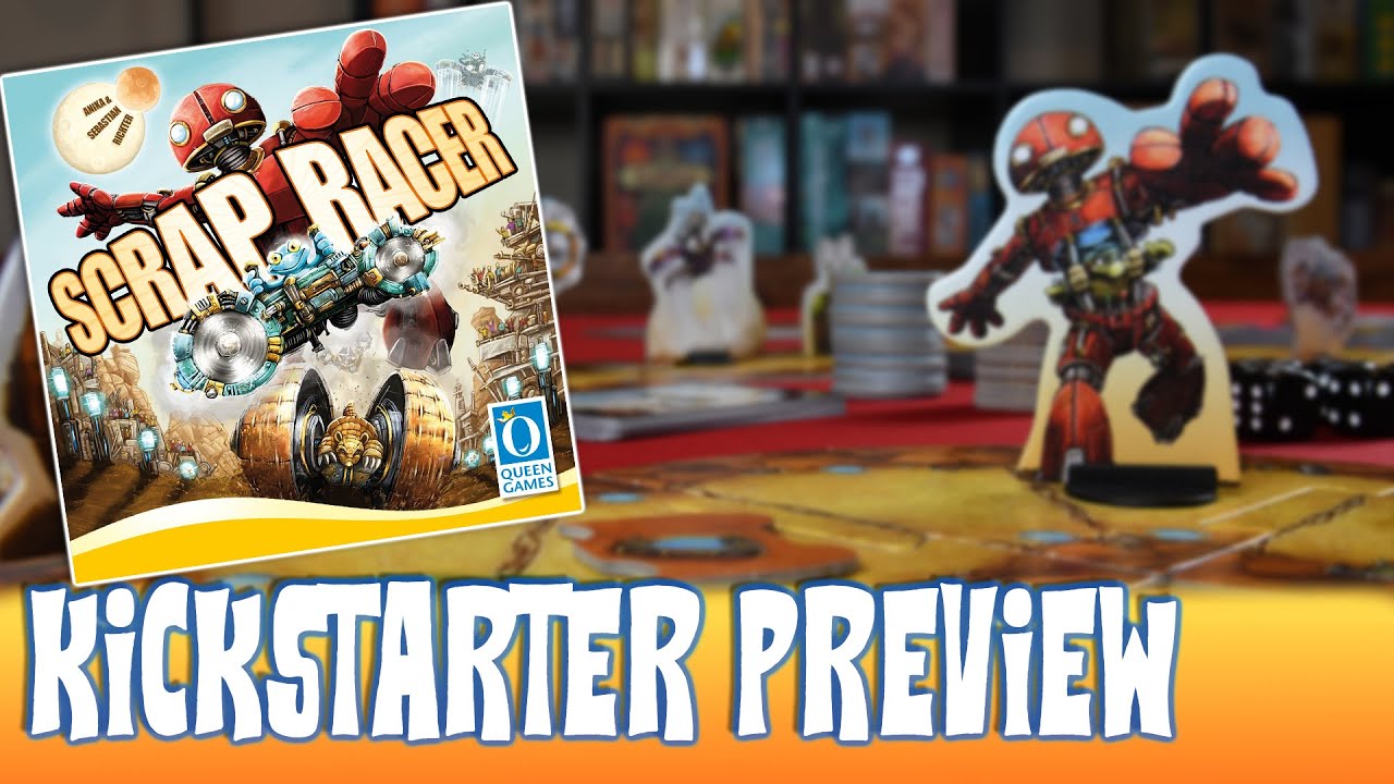 Scrap Racer Board Game Preview - YouTube