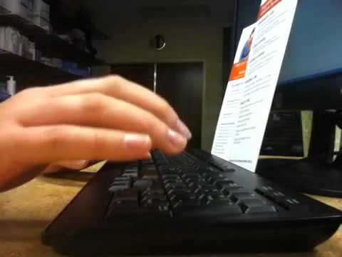 Sounds video: typing while commenting and chewing gum. - YouTube