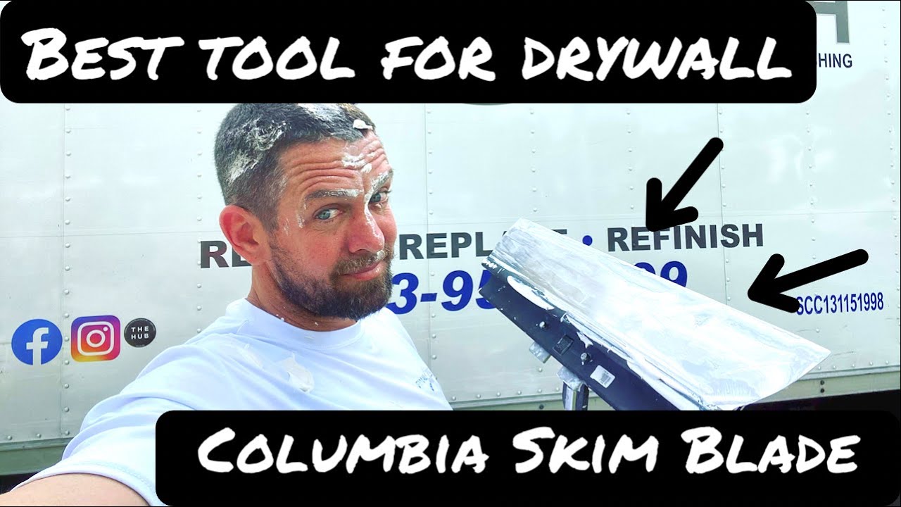 Columbia Skim Blade | Best Drywall Tool - YouTube