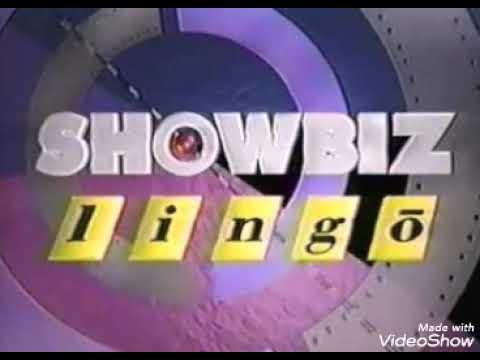 SHOWBIZ LINGO SONG (1995) - YouTube