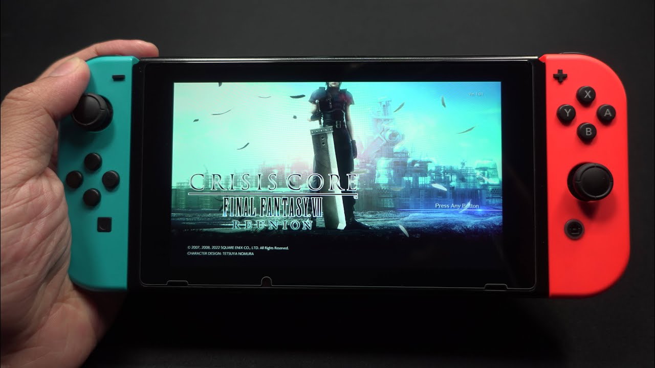 CRISIS CORE –FINAL FANTASY VII– REUNION On Nintendo Switch Gameplay ...