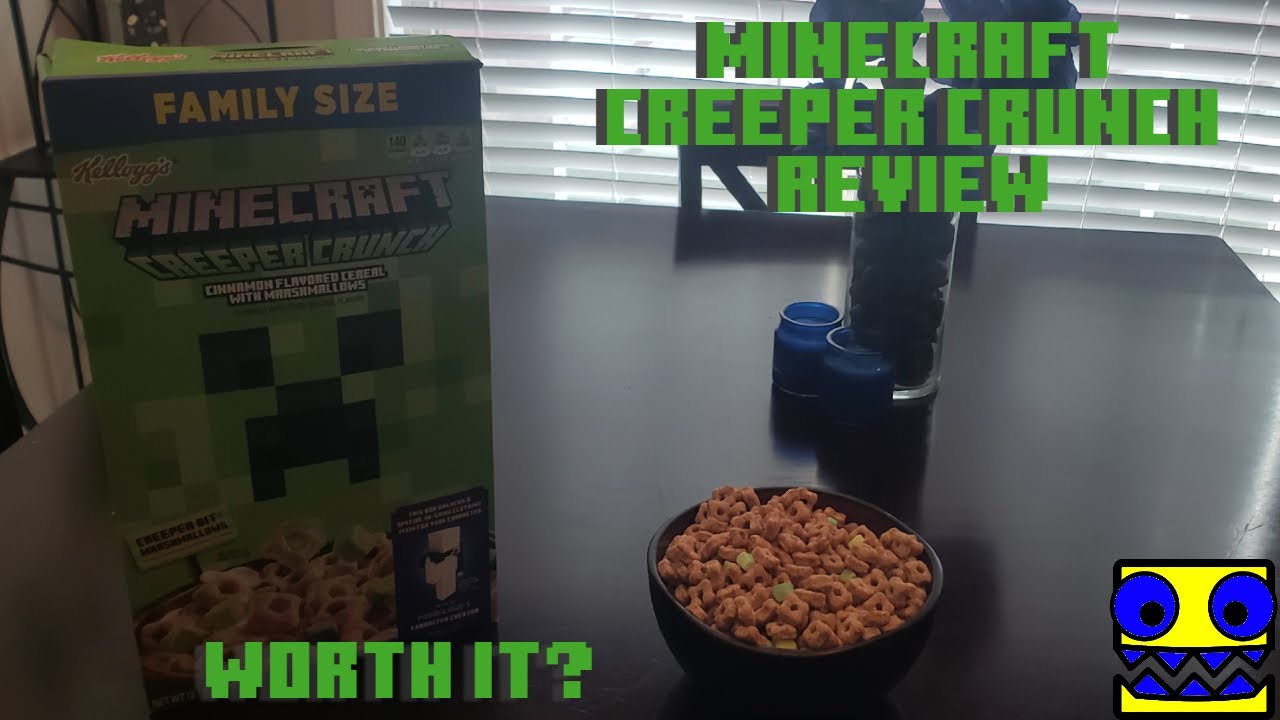 Kellogg's Minecraft Creeper Crunch the New Best Cereal!? |Le Chef 850's ...