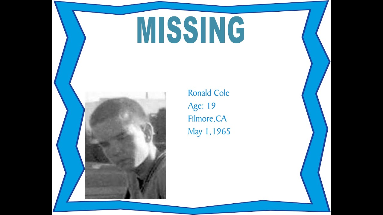 Was Ronald Cole Murdered By His Own Brother? - YouTube