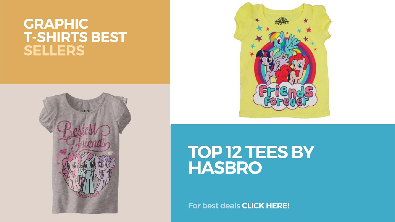 Top 12 Tees By Hasbro // Graphic T-Shirts Best Sellers - YouTube
