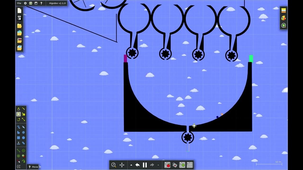 Algodoo - adventure marble race - YouTube