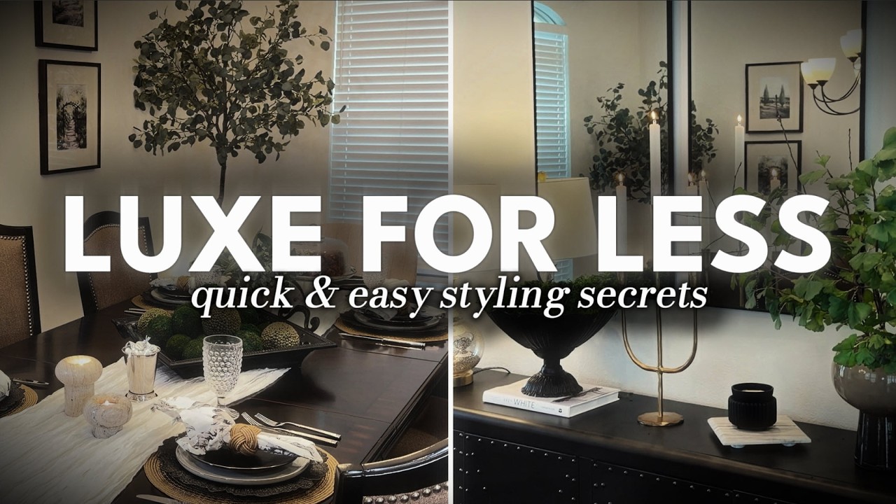 LUXE FOR LESS: Quick & Easy Spring Refresh - YouTube