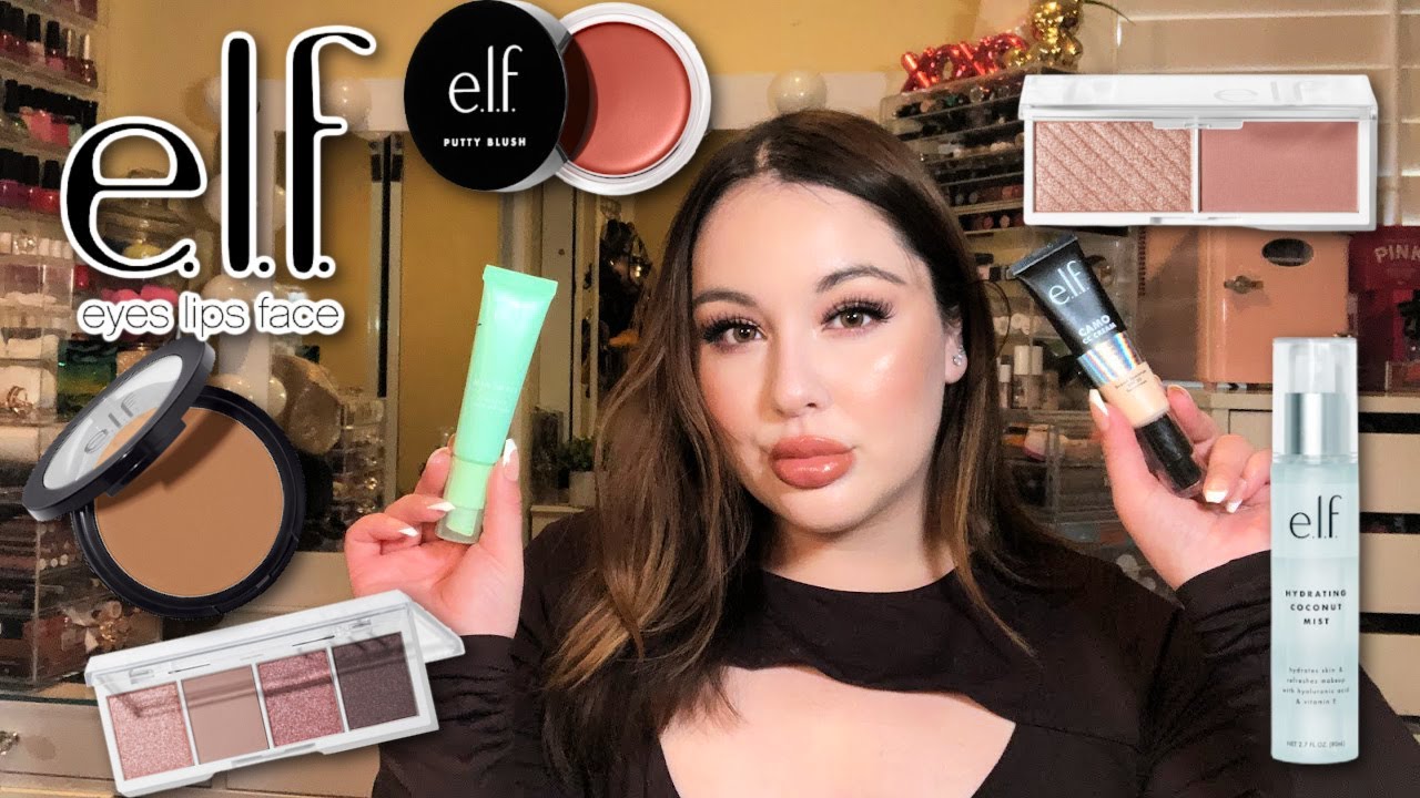FULL FACE OF ELF MAKEUP! NEW RELEASES & BEST SELLERS! | FULL FACE OF ...