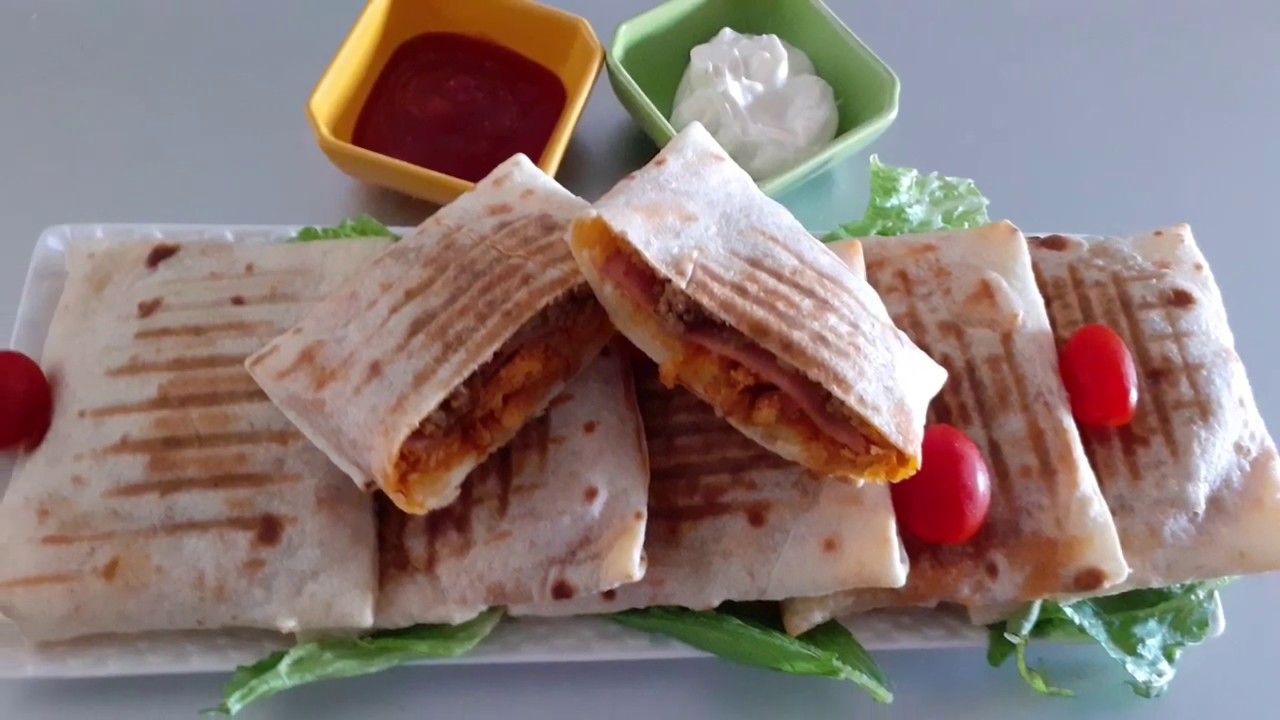 طاكوس منزلي ميكس بعجينة سحرية ناجحة ٪ 100 / Tacos mixte - YouTube