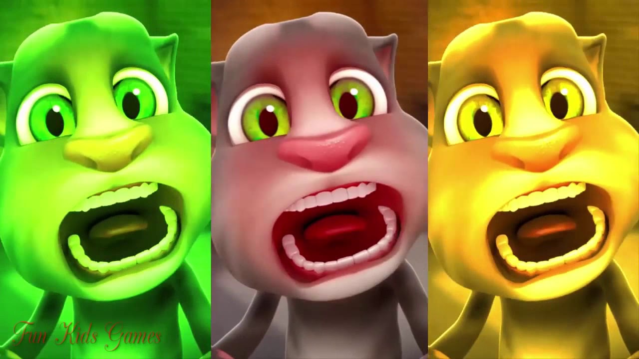 Learn Colors with My Talking Tom Colours for Kids Animation Education ...