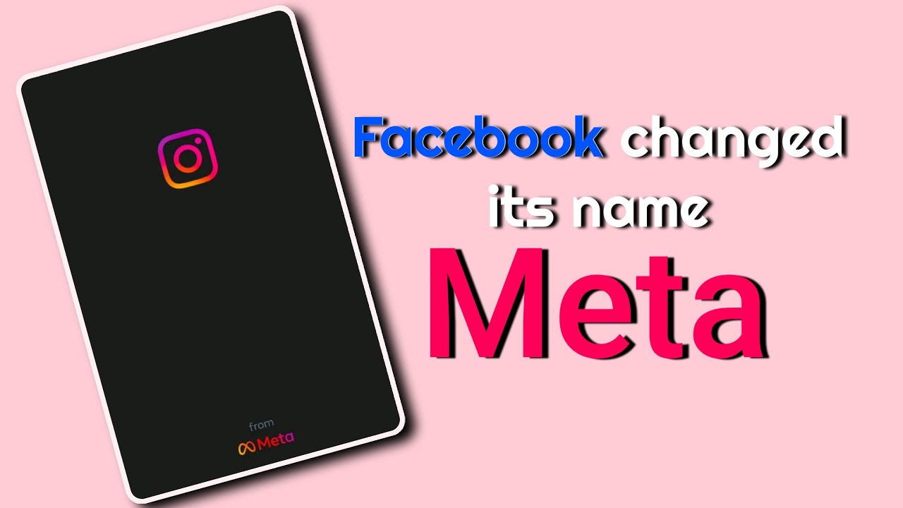 FACEBOOK changed its name to META| offical update in Instagram splash ...