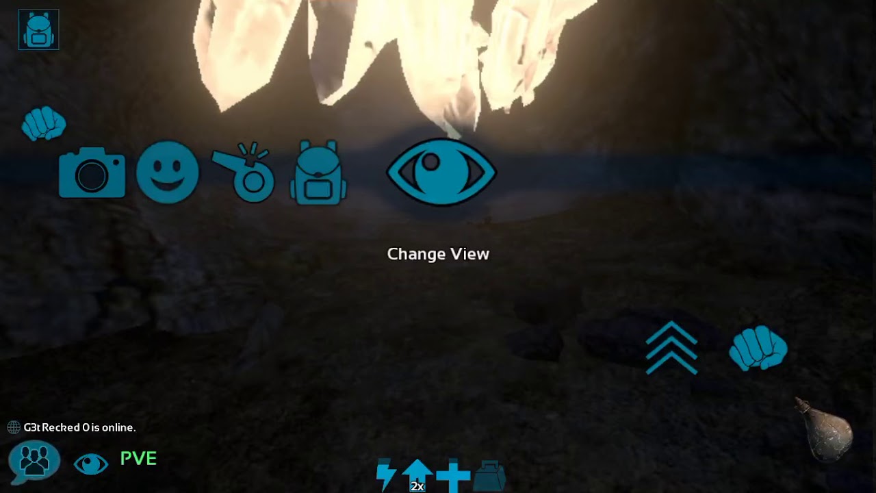 How to run lava cave ark mobile - YouTube