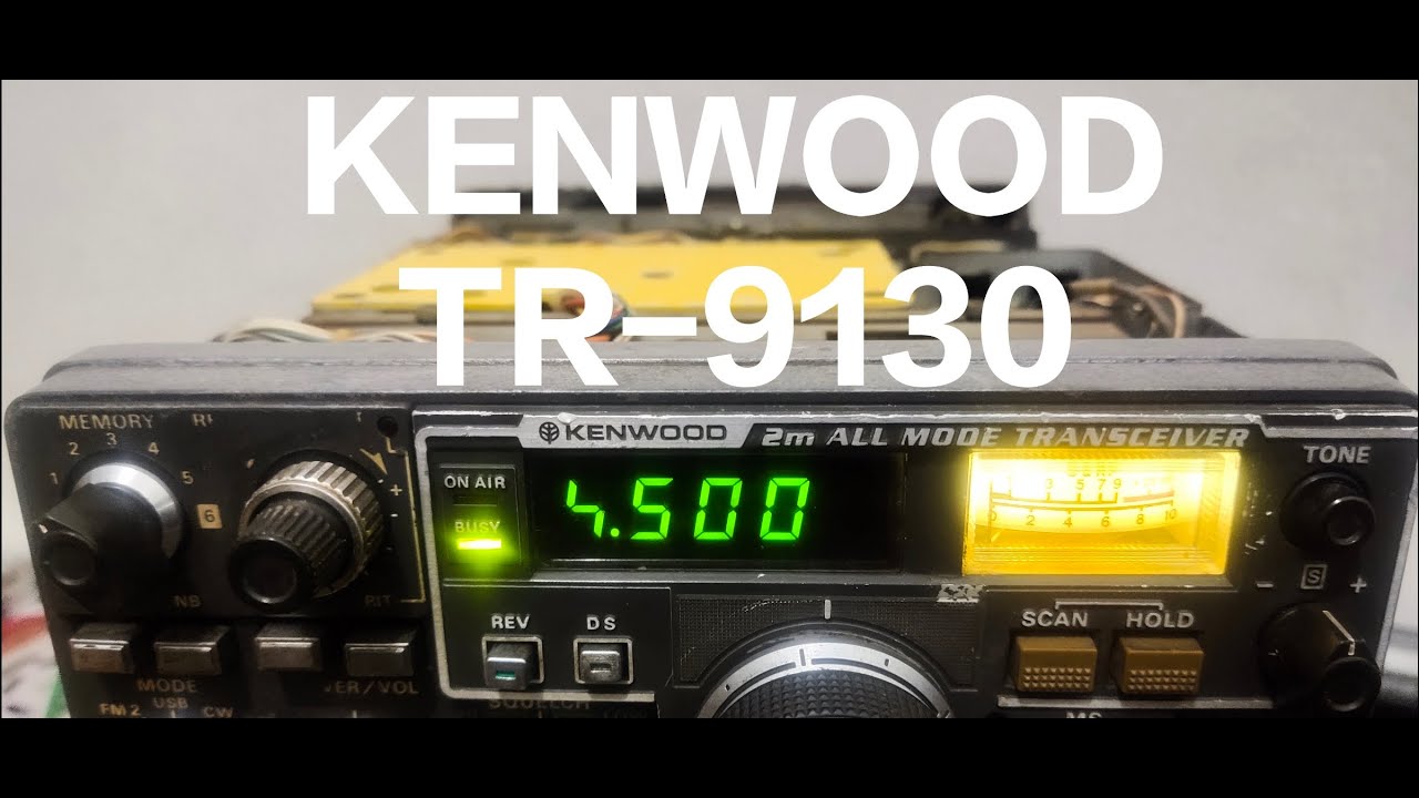 KENWOOD TR-9130 dapat dari pasar loak - YouTube