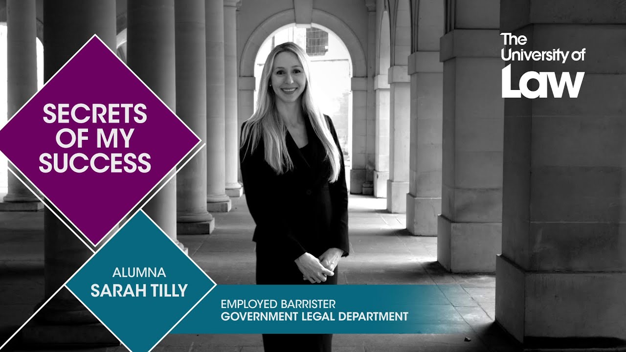 Set for Success: Sarah Tilly at Government Legal Department - YouTube