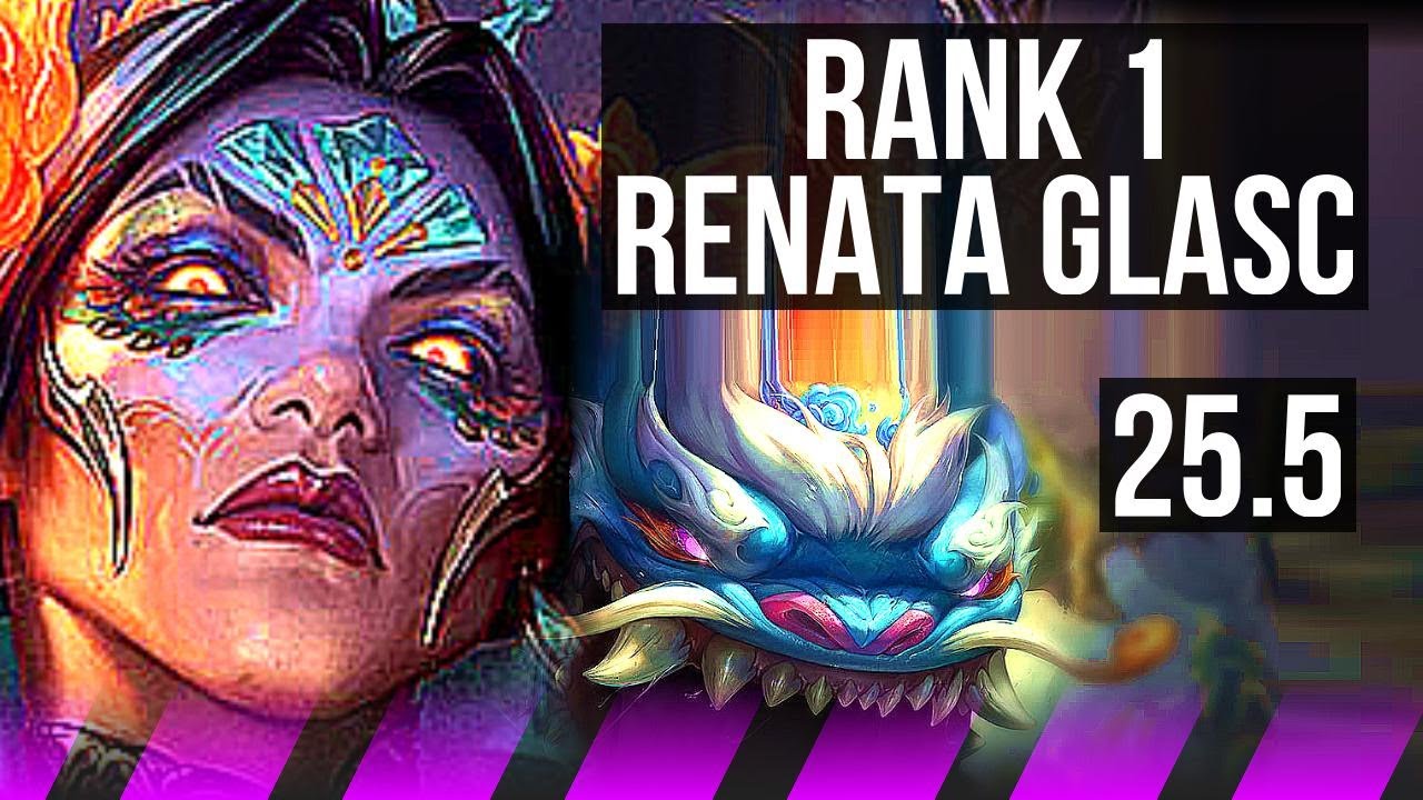 RENATA GLASC & Lucian vs TAHM KENCH & Vayne (SUP) | Rank 1 Renata Glasc ...