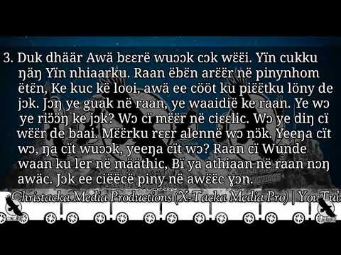 Jɔl wɔ lieec Awa Nhialic cie yin luak raan