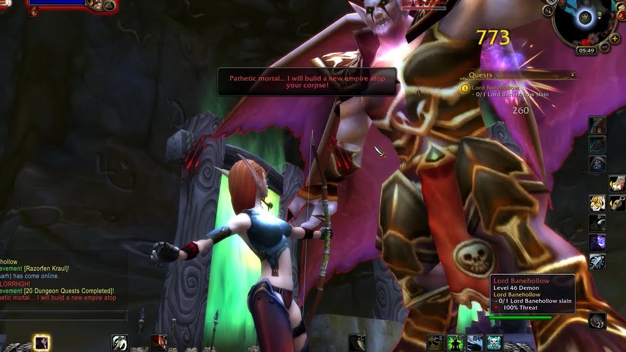 World Of Warcraft Quest Info: Lord Banehollow - YouTube
