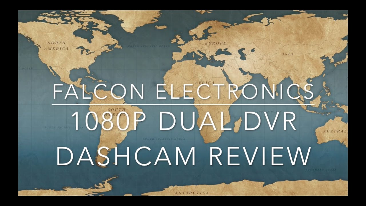 Falcon 1080p Dual DVR Dashcam Review - YouTube