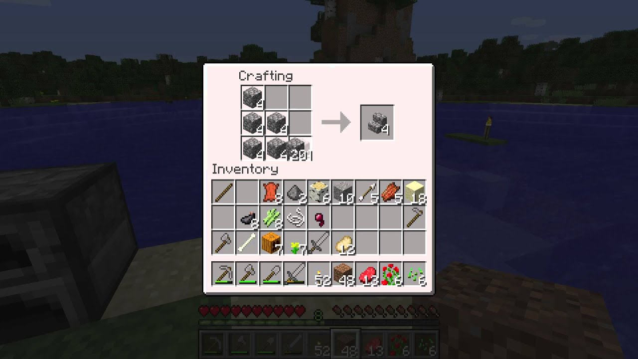 How to make Stairs in Minecraft - YouTube