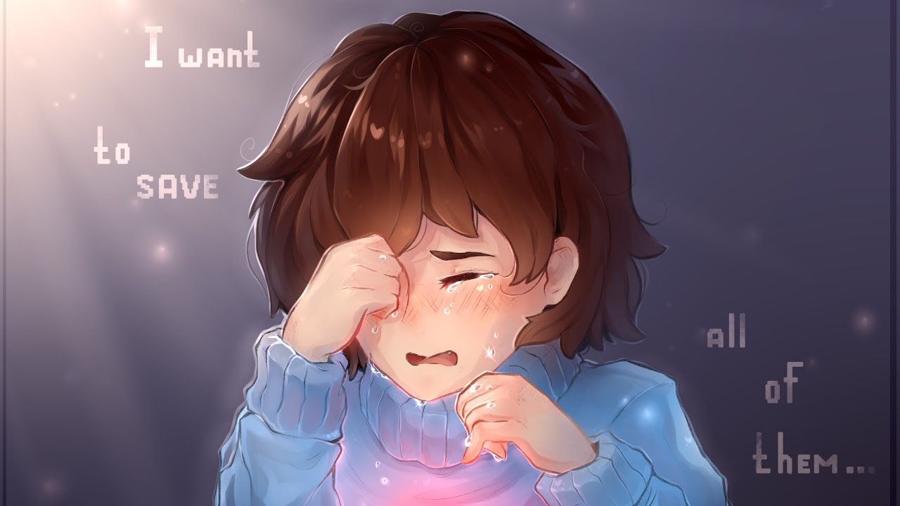 SpeedPaint "Save Them"/Undertale,Frisk/ By Babayka Lesnaya ( ´ ` )ﾉ ...