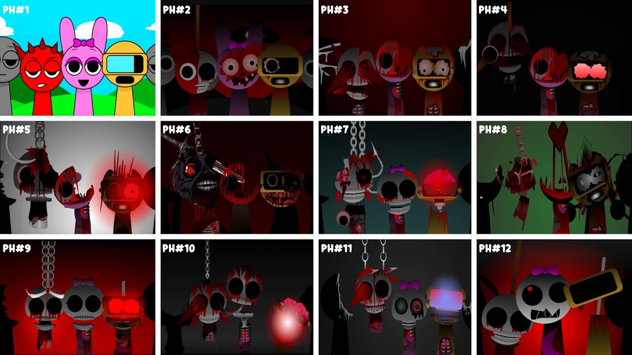 New Incredibox Sprunki With ALL Characters Together! Raddy x Pinki x ...