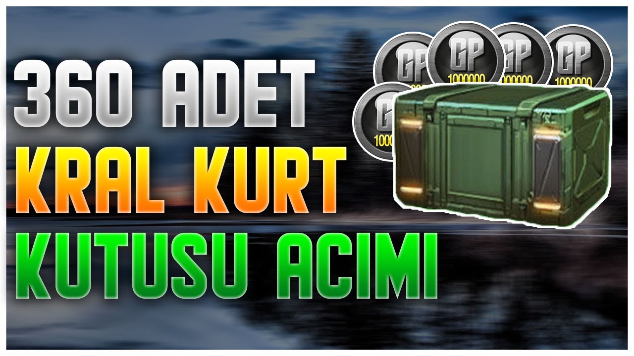 RÜTBE KASMA KUTUSU! 360 ADET KRAL KURT KUTUSU AÇIMI GP KASANLARA ÖZEL ...