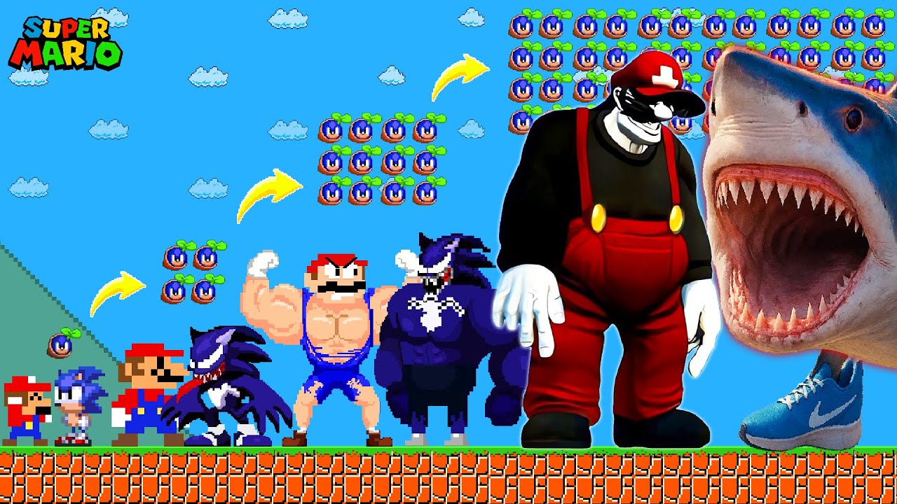 Mario and Sonic Upgrade Into STRONGEST MX Form vs Tralalero Tralala ...