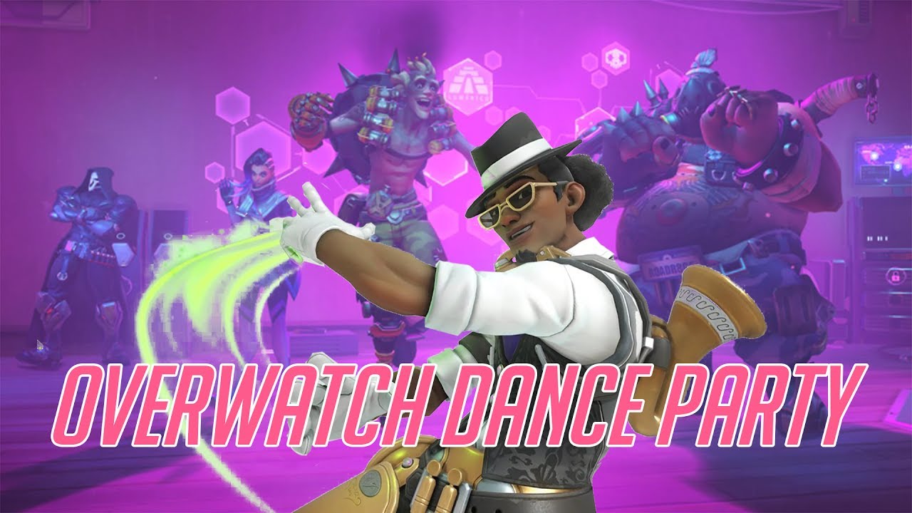 Overwatch Dance Party | Dancing With Overwatch Characters - YouTube