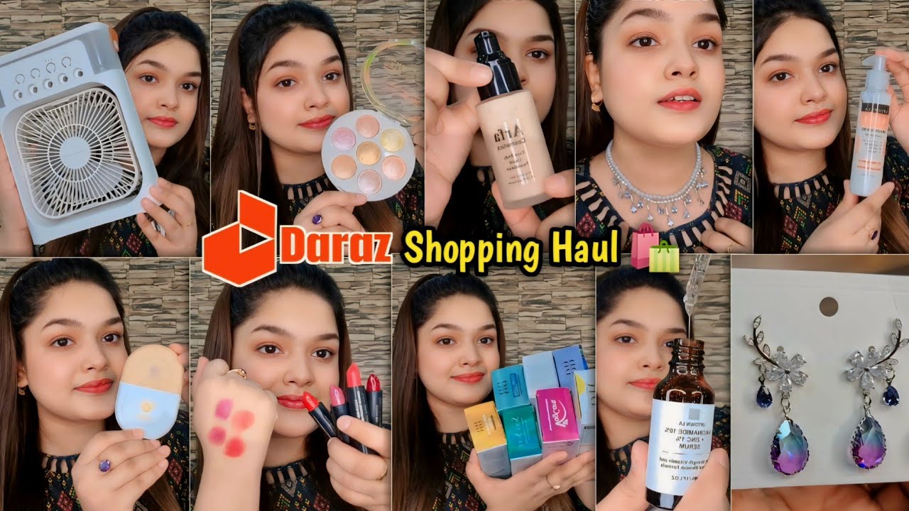 Daraz Shopping Haul | Testing Viral products from daraz | Makeup , Skin ...