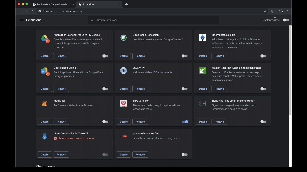 Installing Chrome Extensions from a local folder - YouTube