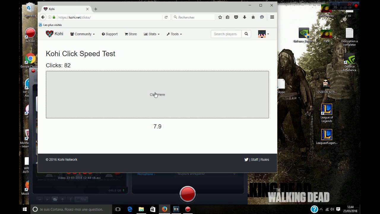 KOHI CLICKER TEST - YouTube